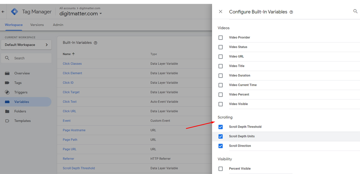Scroll Depth tracking bằng Google Tag Manager - isharedigital